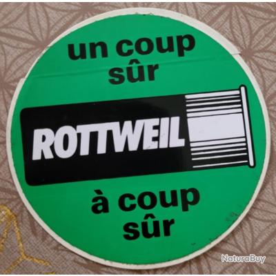 Autocollant chasse ,tir,armes,ball-trap, cartouches, rottweil - Armes ...