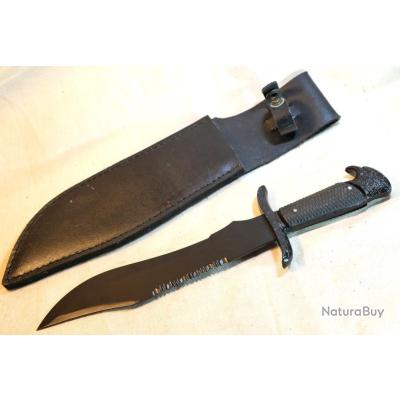 Couteau au pommeau à l'aigle factice sans doute DENIX ou autre ...