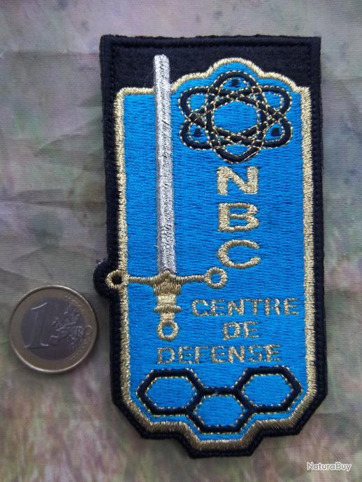 écusson militaire centre de défense nucléaire, biologique et chimique ...