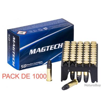 CARTOUCHES MAGTECH CAL 22LR 40GR PACK DE 500 - Munitions - Balles 22LR ...