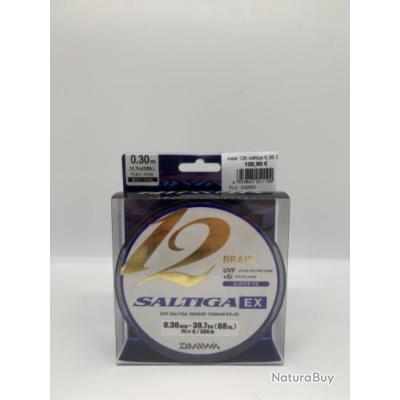 Tresse Daiwa Saltiga 12 Braid Ex - 300M 0,30mm - Nylons - Tresses ...