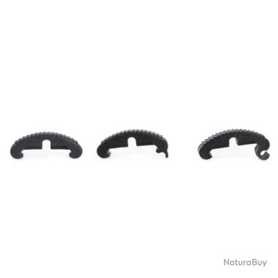 Clips low profile 30 pcs MP noir - Couvre-rails Airsoft (12665028)