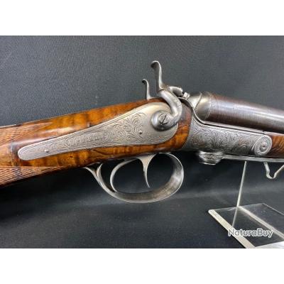 FUSIL LUXE DEVISME cal 12 - Fusils à chiens extérieurs percussion ...