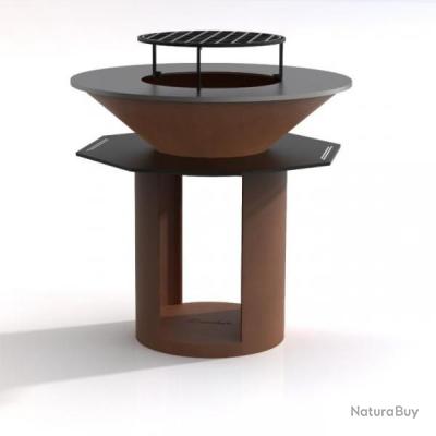 Opé - AG BF24 ! Brasero plancha à bois sur pied Random Fire Ball ...