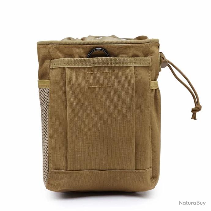 Pochette tactique en nylon - Molle - Sable - Poches molles Airsoft ...