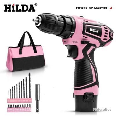 PERCEUSE VISSEUSE ELECTRIQUE SANS FIL 12V HILDA - Visseuse (12677163)