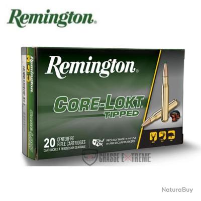 20 Munitions REMINGTON Core Lokt Tipped Cal 308 Win 150Gr - Balles ...