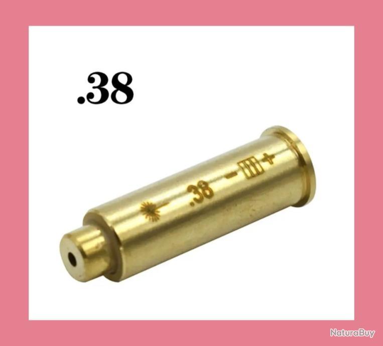 Cartouche laser calibre 38 avec piles - Lasers de réglage optique, collimateurs (12756297)