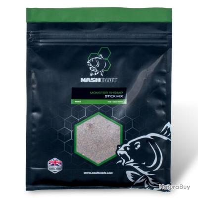 Stick Mix Nash Monster Shrimp 1kg - Amorce carpe (12692508)