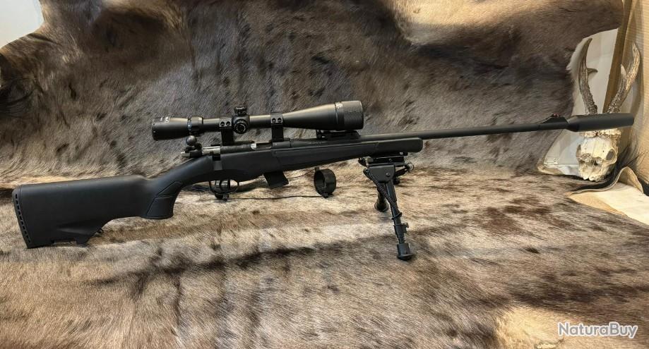 CARABINE HATSAN 22LR + LUNETTE + MODERATEUR DE SON + BIPIED NEUVE ...