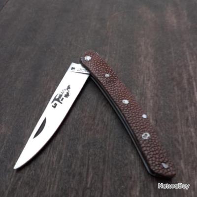Unique Couteau Régional LE THIERS par ROGER ORFEVRE Manche en GALUCHAT ...