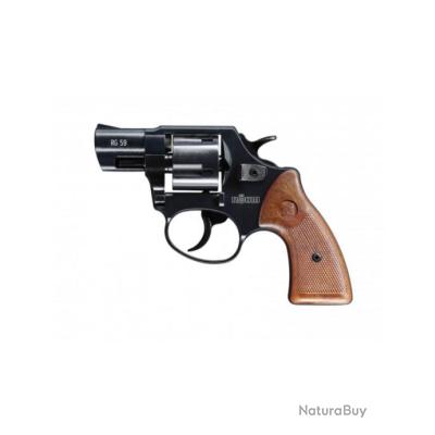 BF24! REVOLVER ROHM RG 59 CAL 9MM RK BLACK (58100) - Revolvers d'alarme ...