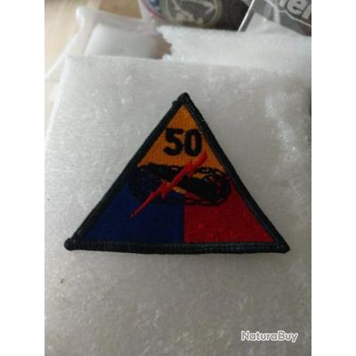 Patch armée us 50th ARMORED DIVISION ORIGINAL 1 - Insignes en tissu ...