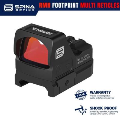 RMR FOOTPRINT MULTI RETICLES -three point red dot - Points rouges de ...
