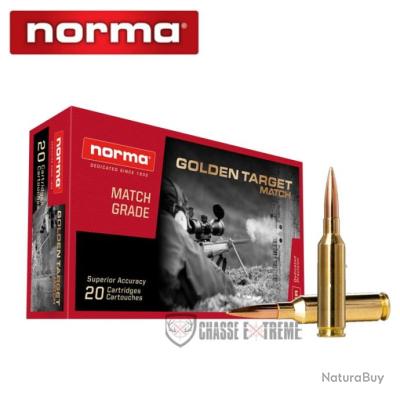 20 Munitions NORMA Cal 6 mm Creedmoor 107gr Golden Target - Balles ...