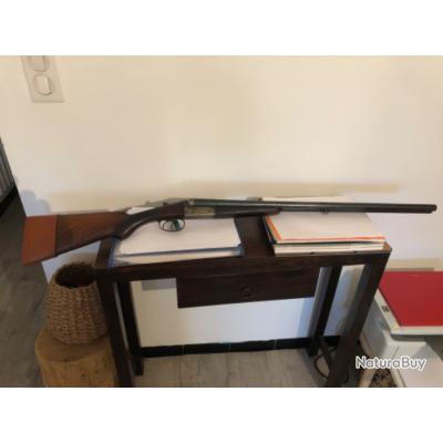 Fusil robust 222 juxtaposé Calibre 12/70 chocs et demi chocsBreveté ...