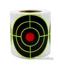 200 Pièces Auto-Adhésive - Tir - Cible Autocollant 7.6 cm - JAUNE (2) - Cibles métalliques et 3D ...