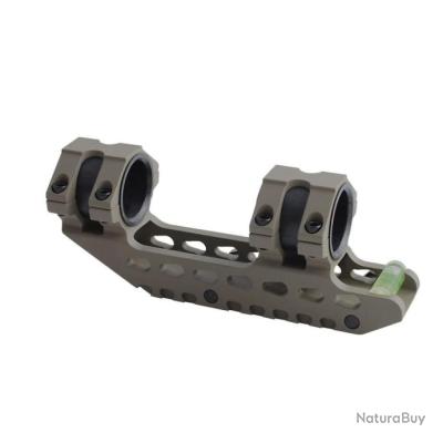Support de lunette de visée tactique, 25.4mm 30mm, double anneau-MARRON ...