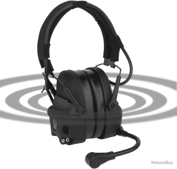 Casque de protection auditive anti-bruit NOIR LIVRAISON GRATUITE ...