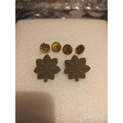 Lot de Grades officier armée us LIEUTENANT COLONEL original 2 ...