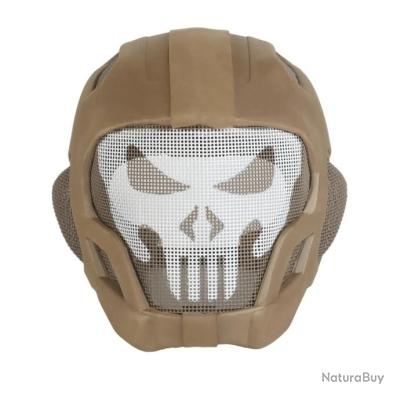 Casque intégré Dulairsoft à protection complète -*TAN - Masques Airsoft ...