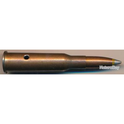 CARTOUCHE 7,62x54R Mosin fab.hongroise de précision étui acier cuivré ...