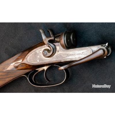 BEAU FUSIL DOUGALL 'LOCK FAST' CAL. 12 ENV. 1873 CANONS ÉPROUVÉS POUDRE ...