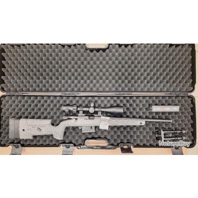 Pack BERGARA B14 R-TRAINER STEEL 22LR + ELEMENT OPTICS HELIX 6-24x50 SFP APR-1C MRAD - Carabines ...