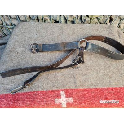 CEINTURE PORTE SABRE pour SABRE D'OFFICIER DE CAVALERIE SUISSE M1896 (BR33) - Sabres (12783081)