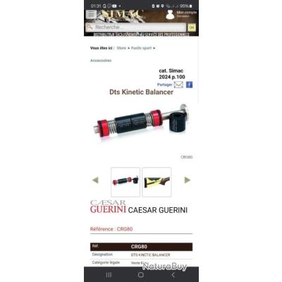 Dts kinetic balancer caesar guerini - Pièces détachées d'armes non ...