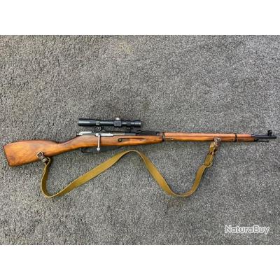 Véritable MOSIN NAGANT 91/30 Sniper 1942 Calibre 7,62x54 R + Lunette ...