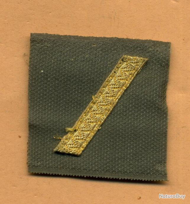 Galon de combat - grade de Sergent PDL - Epaulettes - Grades - Galons ...