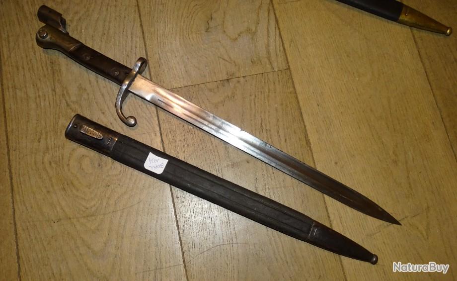 Baionnette Mauser Brésilienne avec adaptateur . - Baïonnettes (12811694)