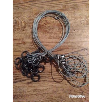 Lot de 10 collets à renard - Collets et pièges à fil (12813090)