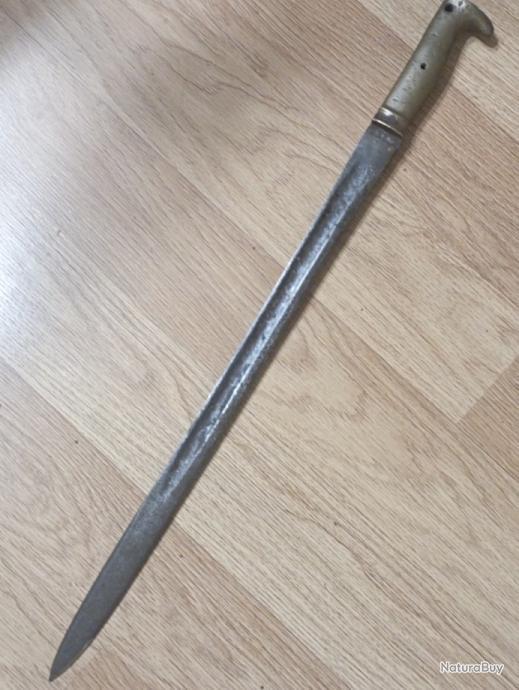 Lame et poignée de baïonnette Mauser 1871. - Pièces détachées et ...