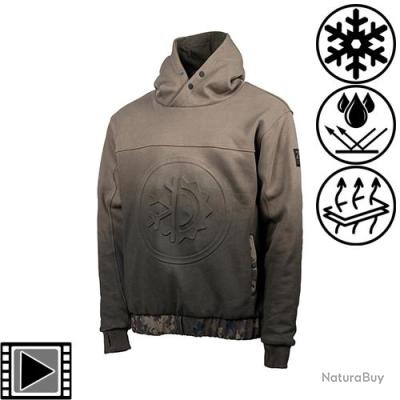 Sweat Nash ZT Wind Chill Hoody Two Tone Element M - Pulls et sweat de Pêche (12830521)