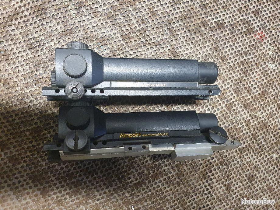 Vintage : lot de 2 anciens AIMPOINT MARK III - Points rouges tubulaires (12832248)