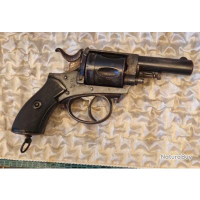 Authentique Revolver "L'AGENT" 5 coups calibre 8mm(92)+ 2e barillet ...