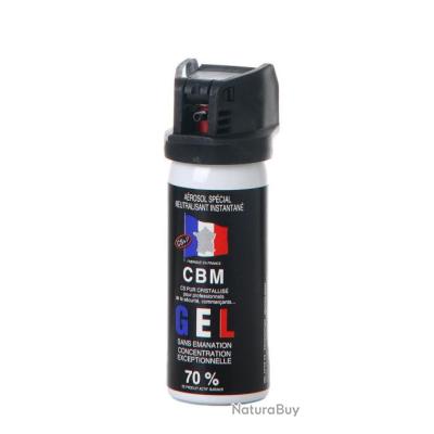 BOMBE GEL DEFENSE CS CAPOT CLAPET 50ML - Bombe lacrymogène à gaz (12838798)