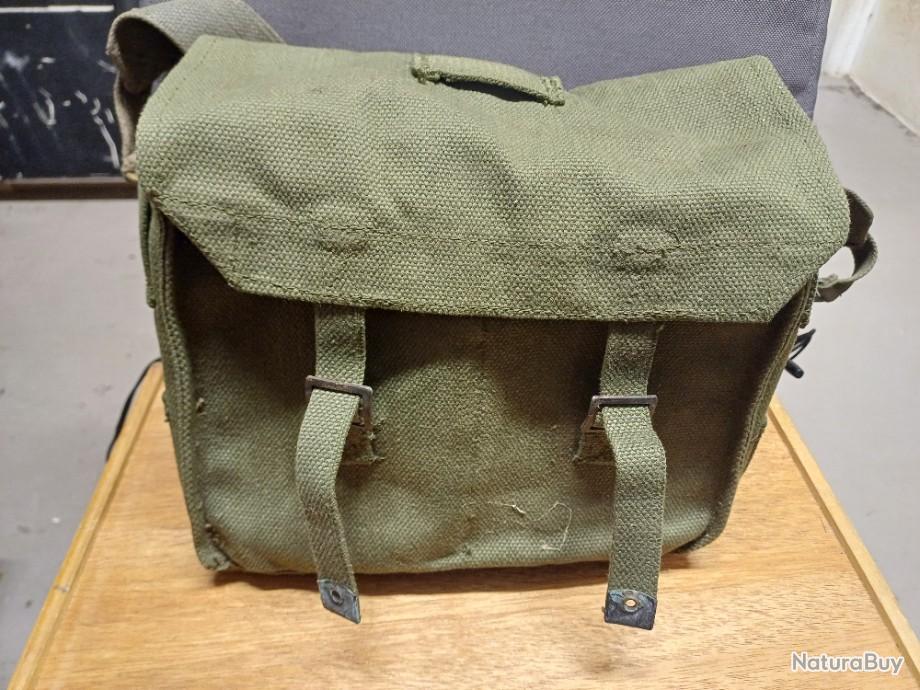 Authentique ancienne musette militaire hollandaise - Pays-Bas OTAN ...