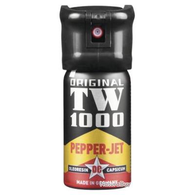 Spray de défense TW 1000 Pepper Jet Liquide 40 ML - Bombe lacrymogène à ...