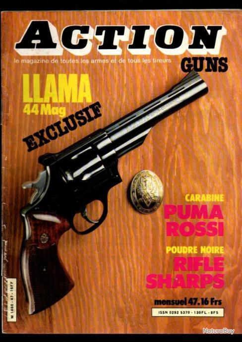 Action guns 47 puma rossi, llama super comanche 44 mag, benelli ...