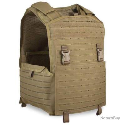 Gilet porte-plaques Bulldog Tactical Gear Mission Alert - Coyote ...