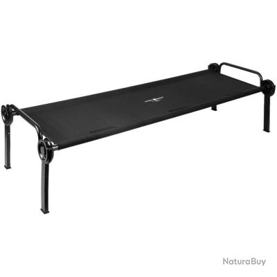 Lit de camp Disc-O-Bed ONE L - Noir - Lits de camp et hamacs (12901185)