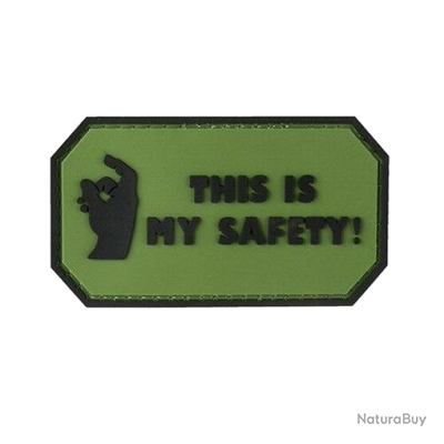 Patch This is My Safety - Vert - Ecussons - Patch Airsoft (12903281)