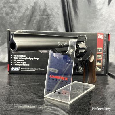 REVOLVER "SCHOFIELD 6" - BLACK FULL METAL -Cal. 4.5 PLOMBS - CO2 ...
