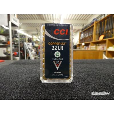 CCI Copper 21 grains 22 lr (x50) - Munitions - Balles 22LR (12919589)