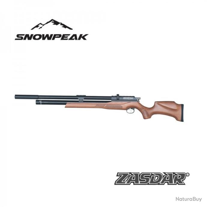 Carabine SNOWPEAK M25 NOUVEAU PCP Crosse en Bois - régulateur intégré Cal. 5,5 mm - Carabines ...