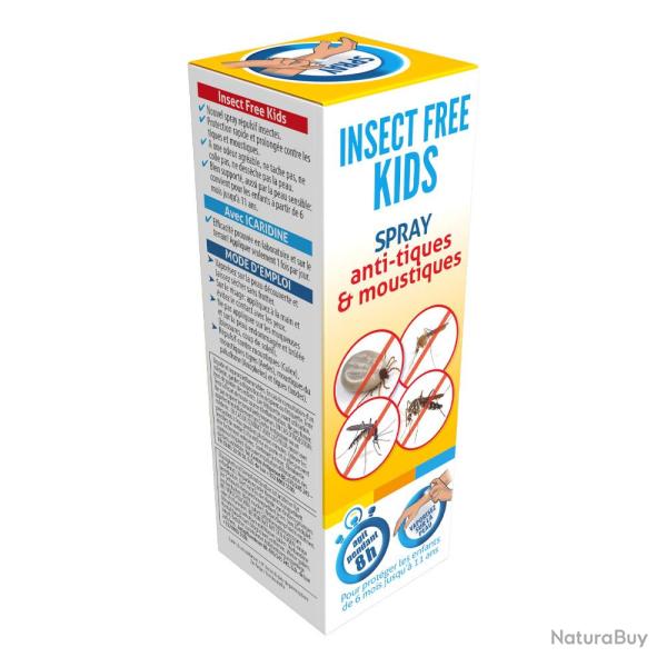 Spray anti insectes enfant 60ml - Répulsifs et pièges à insectes (12943999)