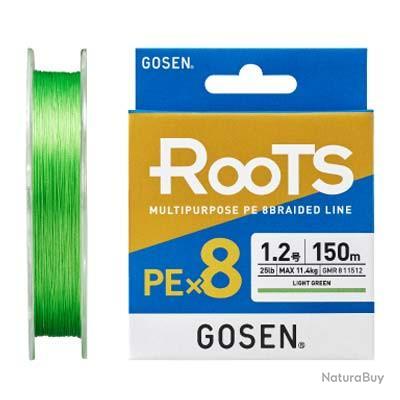 Gosen Roots Multipurpose Pex8 150m - Pe 0.8 - Nylons - Tresses (12957500)